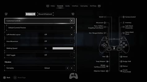 assassin s creed shadows best ps5 dualsense controller settings