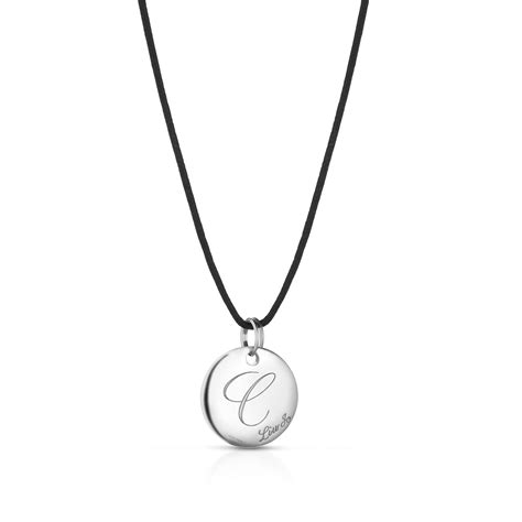 Collana Liu Jo Luxury Monogram Argento 925 Iniziale Charm Pendente