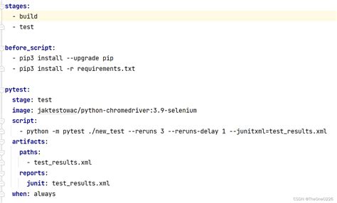 使用gitlab自带的cicd流水线执行自动化测试代码gitlab 自动化测试 Csdn博客