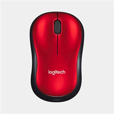 Mouse Logitech M185 Wireless Red Templo