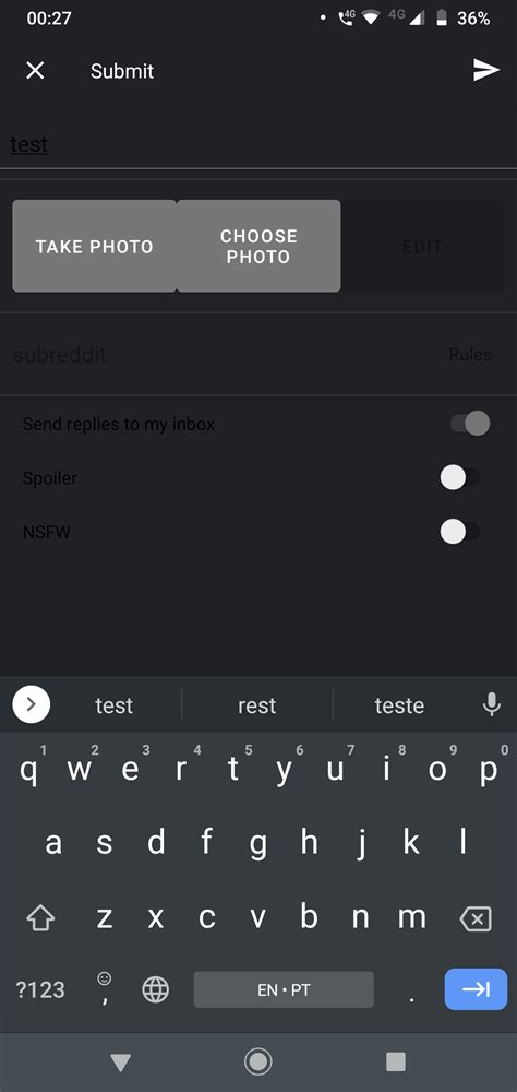 bad color contrast when submitting new post r redditsync