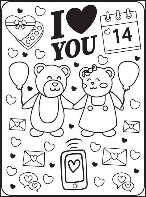 Dibujos Para Colorear Del Dia De San Valentin Para Niños 16924997