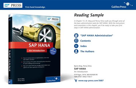 pdf “sap hana administration” contents index the authors · steps in