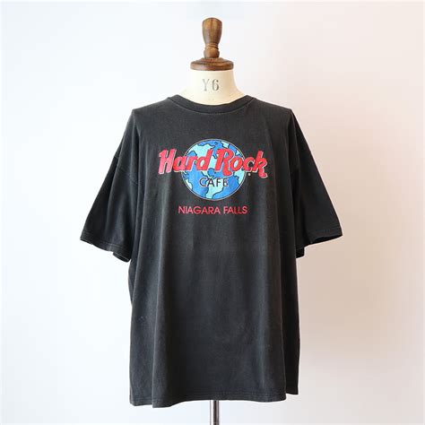 90s Hard Rock Cafe Cotton Print Ss Tee Hard Rock Cafe Niagara Falls