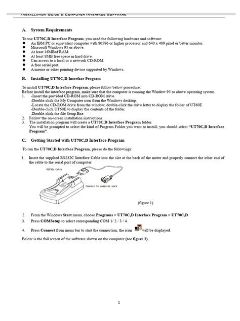 ut70c d computer interface software pdf icon computing