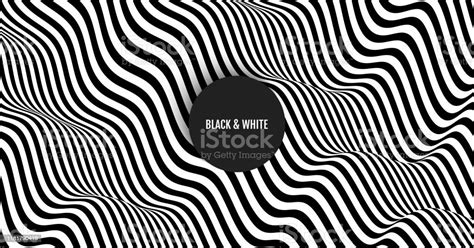흑백 디자인 착시 패턴 추상 3d 기하학적 배경입니다 벡터 그림입니다 0명에 대한 스톡 벡터 아트 및 기타 이미지 0명 3차원 형태 가리기 Istock