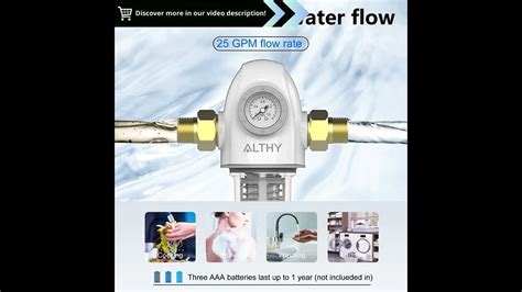 Clean Water with ALTHY PRE-AUTO2 Backwash Prefilter: Spin Down Sediment ...