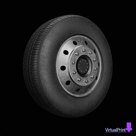 Stl File Diecast Truck Wheel Assembly・3d Printable Design To Download・cults
