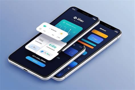 Premium Photo Mobile Uiux Concept Illustration