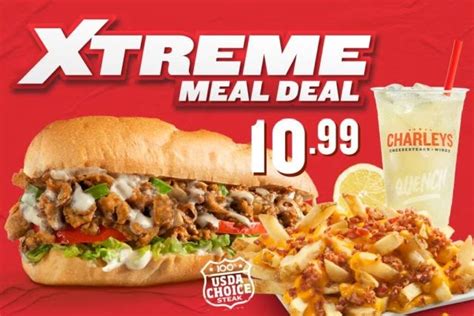 Charleys Cheesesteaks Puts Together New 1099 Xtreme Meal Deal The