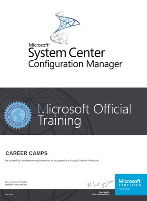 mcs system center configuration manager sccm certification camp
