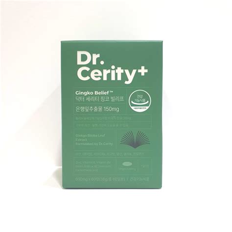 닥터세리티 닥터 세리티 징코 빌리프 은행잎 600mg X 60정 위시버킷