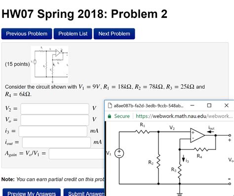 Solved Hw07 Spring 2018 Problem 2 Previous Problem Problem