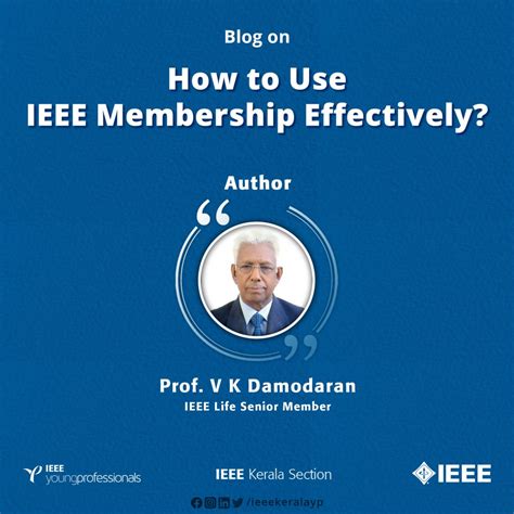 How To Use Ieee Membership Effectively Ieee Kerala Young Professionals