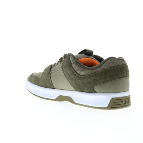 Dc Lynx Zero Adys100615 Aro Mens Green Suede Skate Inspired Sneakers S