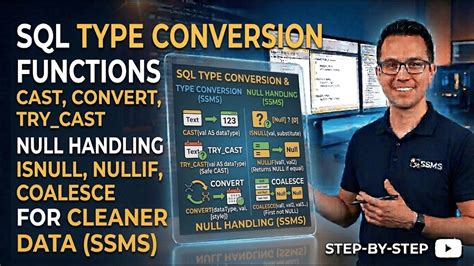 Sql Type Conversion And Null Handling Functions Cast Nullif Isnull
