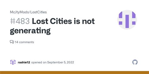lost cities is not generating · issue 483 · mcjtymods lostcities · github