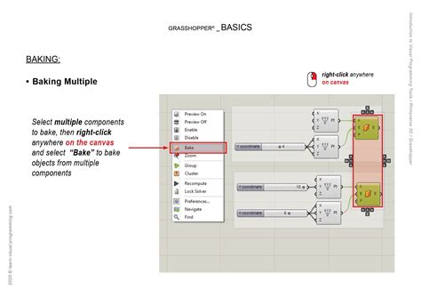 Grasshopper Interface Learn Visual Programming