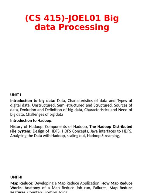 Big Data Chapter I New Pdf Big Data Data