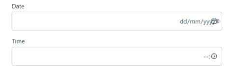date and time components are not compatible to rtl languages · issue