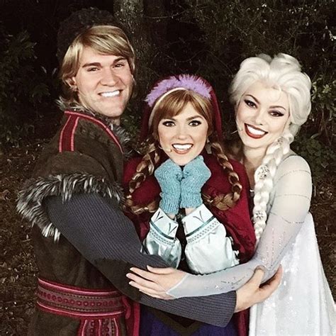 Kristoff Anna And Elsa Disney Cosplay Disney Face Characters Disney Princesses And Princes