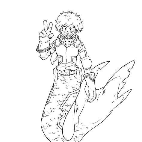 Desenhos De Izuku Midoriya Para Colorir Desenhos Para Colorir