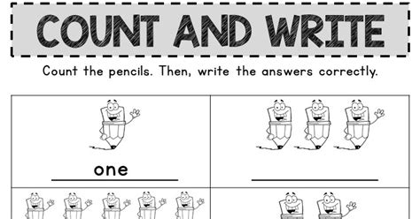 Writing 17 Count And Write Numbers Spelling DIY Teaching Aids