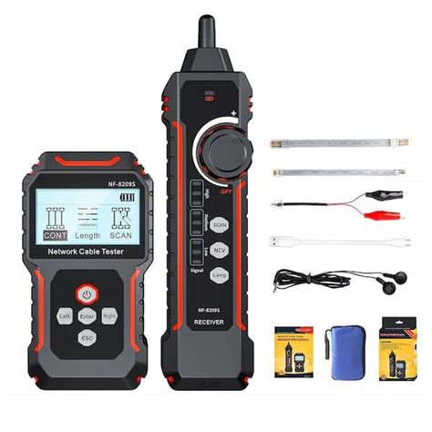 Lukyamzn Nf 8209s Ethernet Cable Tester With Poe Ncv Cable Length Test Port Flashing Multi