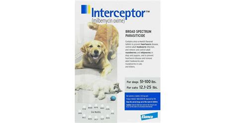 Interceptor For Large Dogs 51 100 Lbs • Find Prices