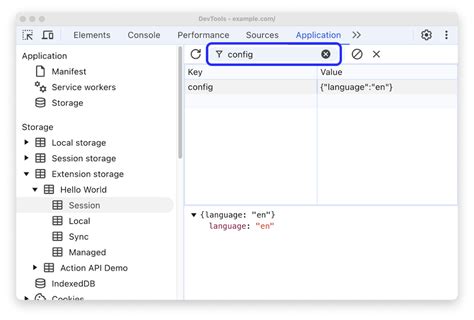 View And Edit Extension Storage Chrome Devtools Chrome For Developers