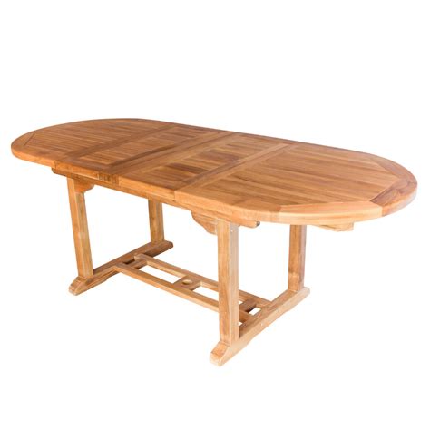 orchid extending oval teak tables teak garden furniture teakunique