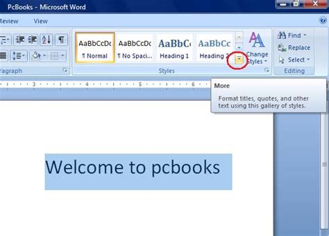 Microsoft Word Tutorial - Applying Heading Style