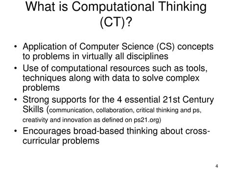 Ppt Is Computational Thinking A 21st Century Skill Powerpoint Presentation Id 1611272