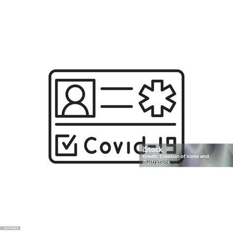 예방 접종 코비드 블랙 라인 아이콘의 진단서 안전한 여행 웹 모바일 앱 프로모션을 위한 픽토그램 Ui Ux 디자인 요소입니다 0명에 대한 스톡 벡터 아트 및 기타 이미지