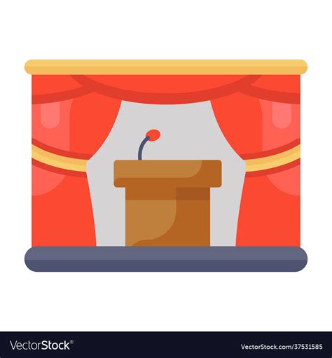 Dais Royalty Free Vector Image Vectorstock