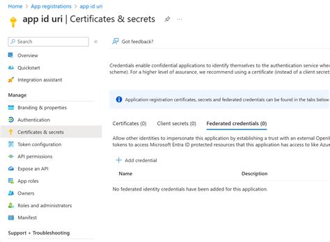 Feature Request Is Msalnet Compatible With Workload Identity