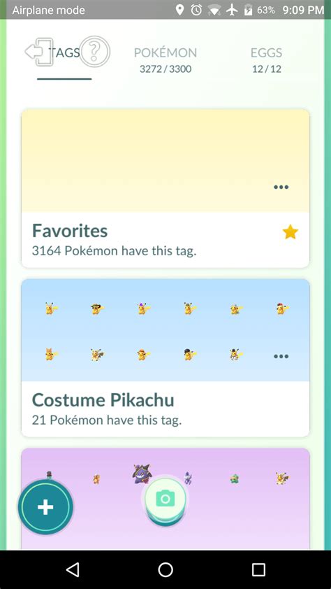 Bug Selecting Camera Icon After Selecting A Pokemon From Its Tag