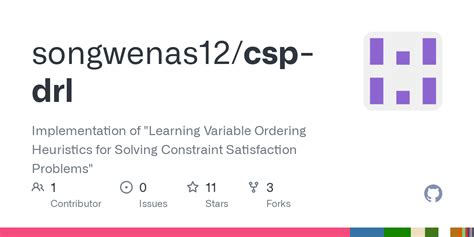 Github Songwenas12 Csp Drl Implementation Of Learning Variable