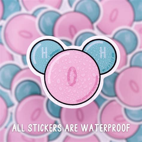 Periodic Table Of The Elements Waterproof Sticker Lab Work T For