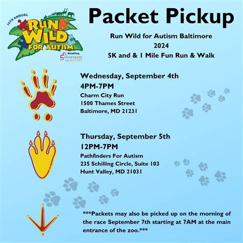 Pathfinders For Autism On Linkedin Today Is The Day To Pick Up Your Run Wild T Shirt And Bib