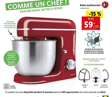 Promo Robot Multifonction Chez Lidl Icatalogue Fr