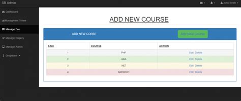 Trainee Management System Project In Php With Source Code And Report Download Kashipara