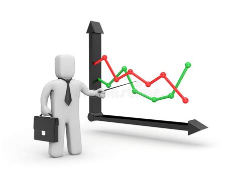 Analyzing The Graph Stock Illustration Illustration Of Currency 48753589