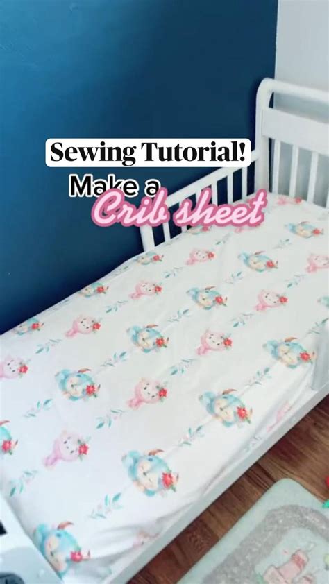Sewing Tutorial Diy Crib Sheet Diy Crib Sewing Lessons Sewing