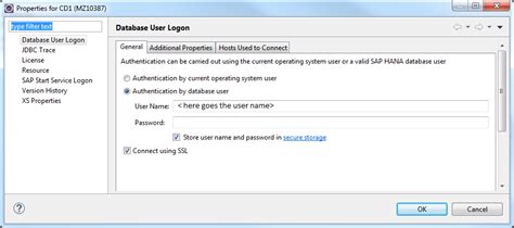 Authentication Change Password SAP HANA Studio Stack Overflow