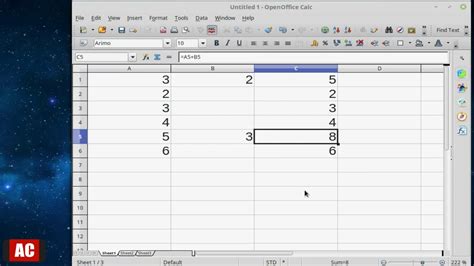 OpenOffice Spreadsheet Lock Cells YouTube