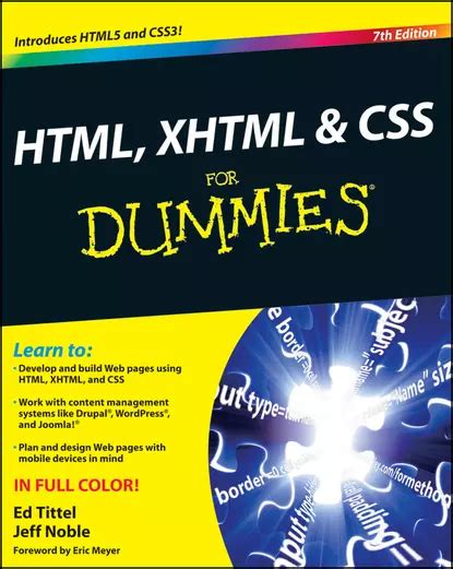 html xhtml and css for dummies ed tittel download pdf on litres