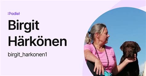Birgit Härkönen Birgitharkonen1 Profile Padlet