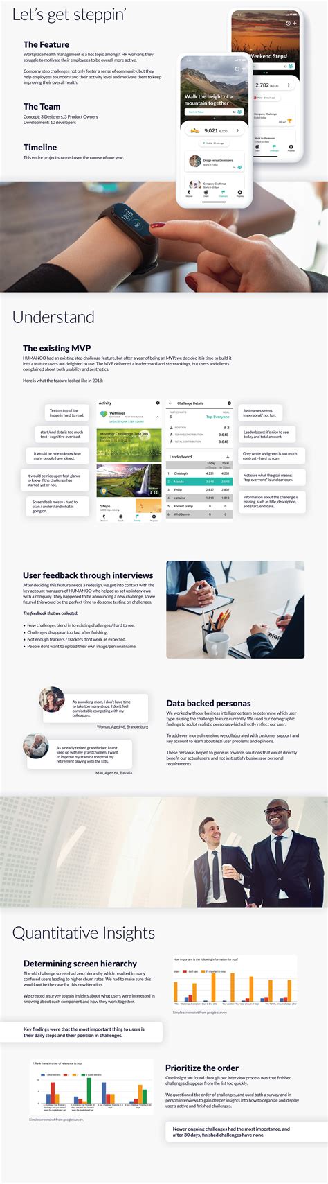 UX UI Case Study Step Challenges On Behance