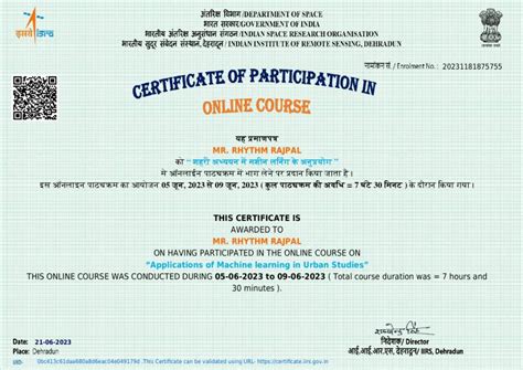 Rhythm Rajpal On Linkedin Isro Machinelearning Satellites Courses2023 Spacescience